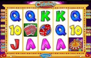 Cashino -5 reel and 20 payline online slot machine game.